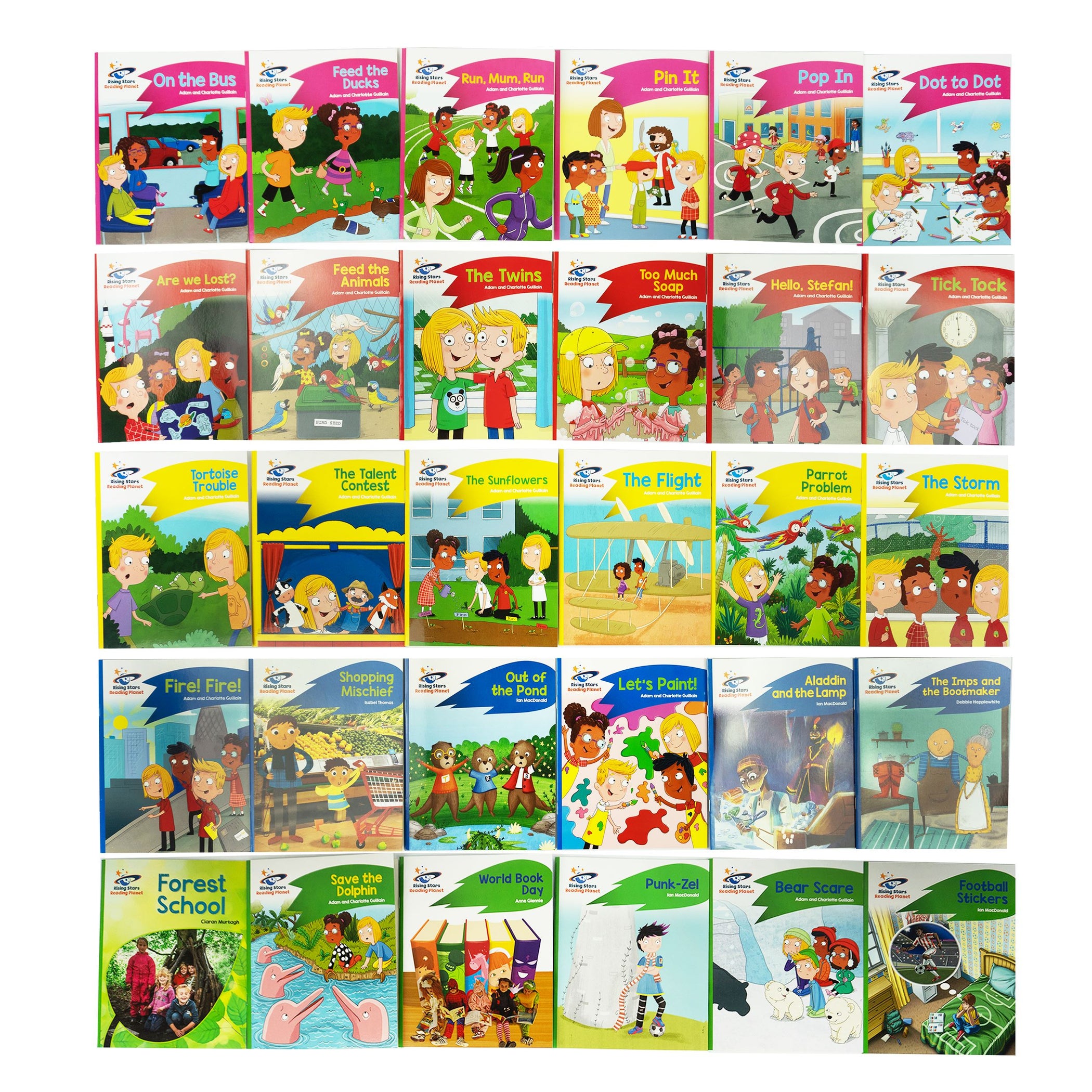Rising Stars Reading Planet Series 30 Books Collection Set - Ages 4-5 ...