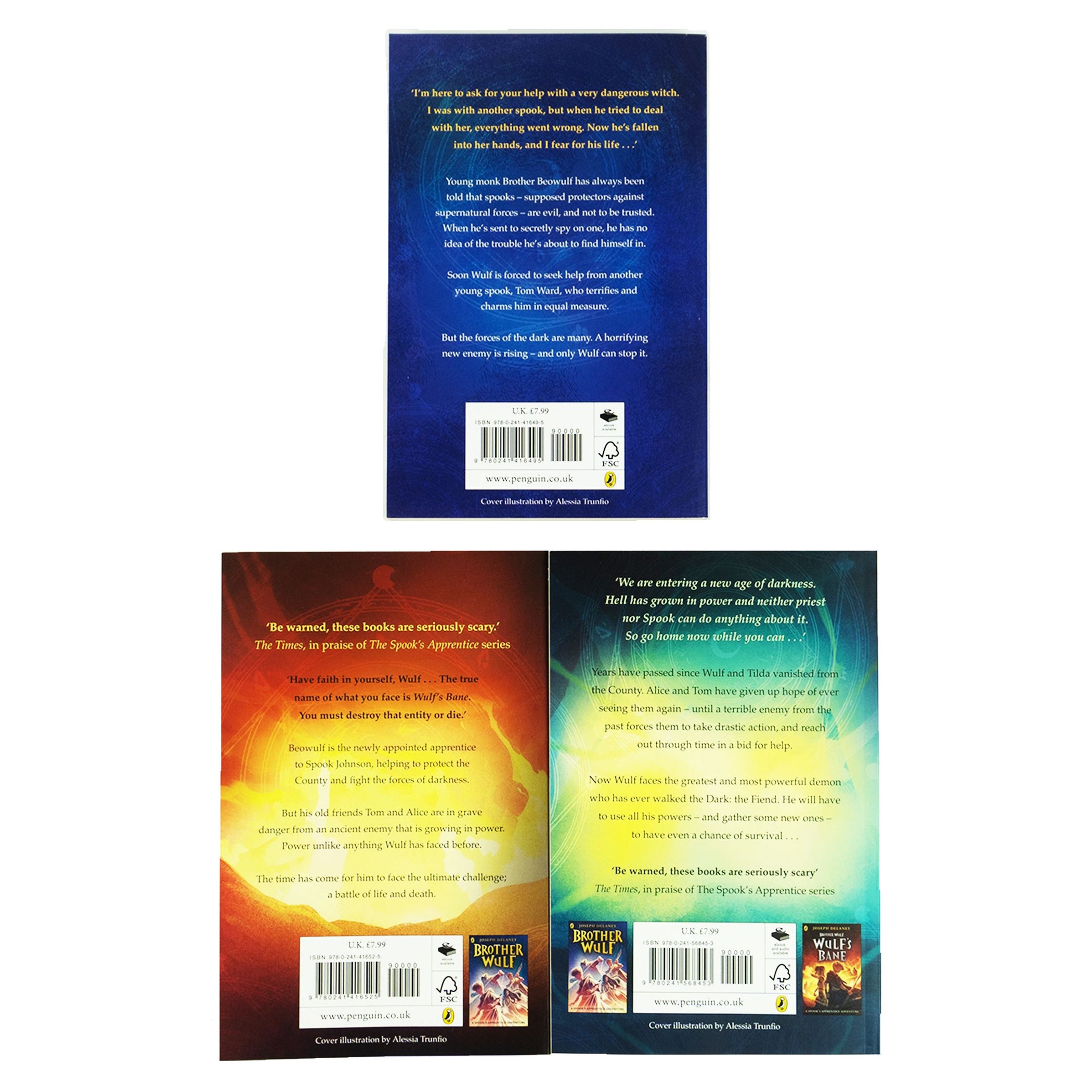 The Spook's Apprentice: Brother Wulf By Joseph Delaney 3 Books Collect ...