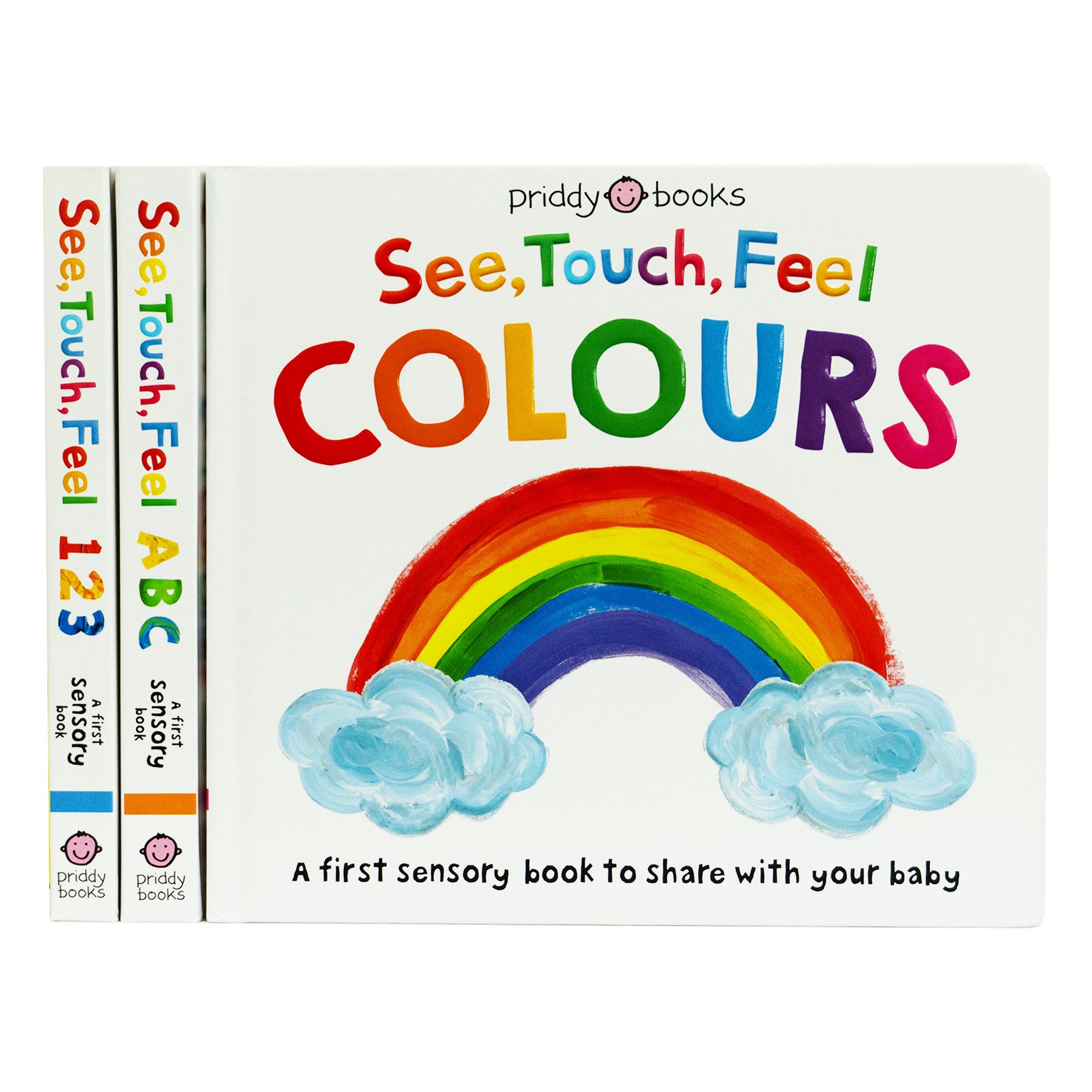 See Touch Feel Series 3 Books Collection Set (123, Colours & ABC) - Ag ...