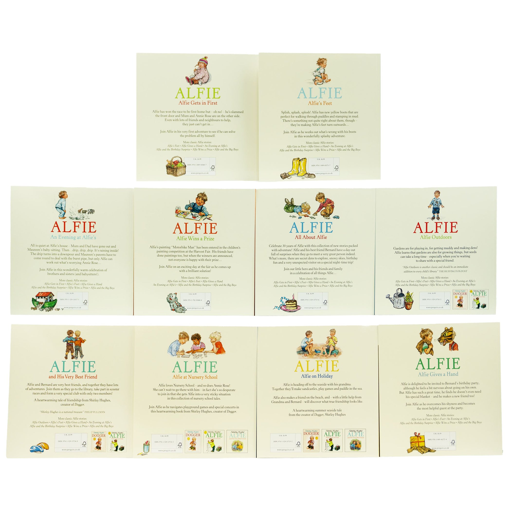 Alfie by Shirley Hughes: 10 Books Collection Set - Ages 3-5 - Paperbac ...