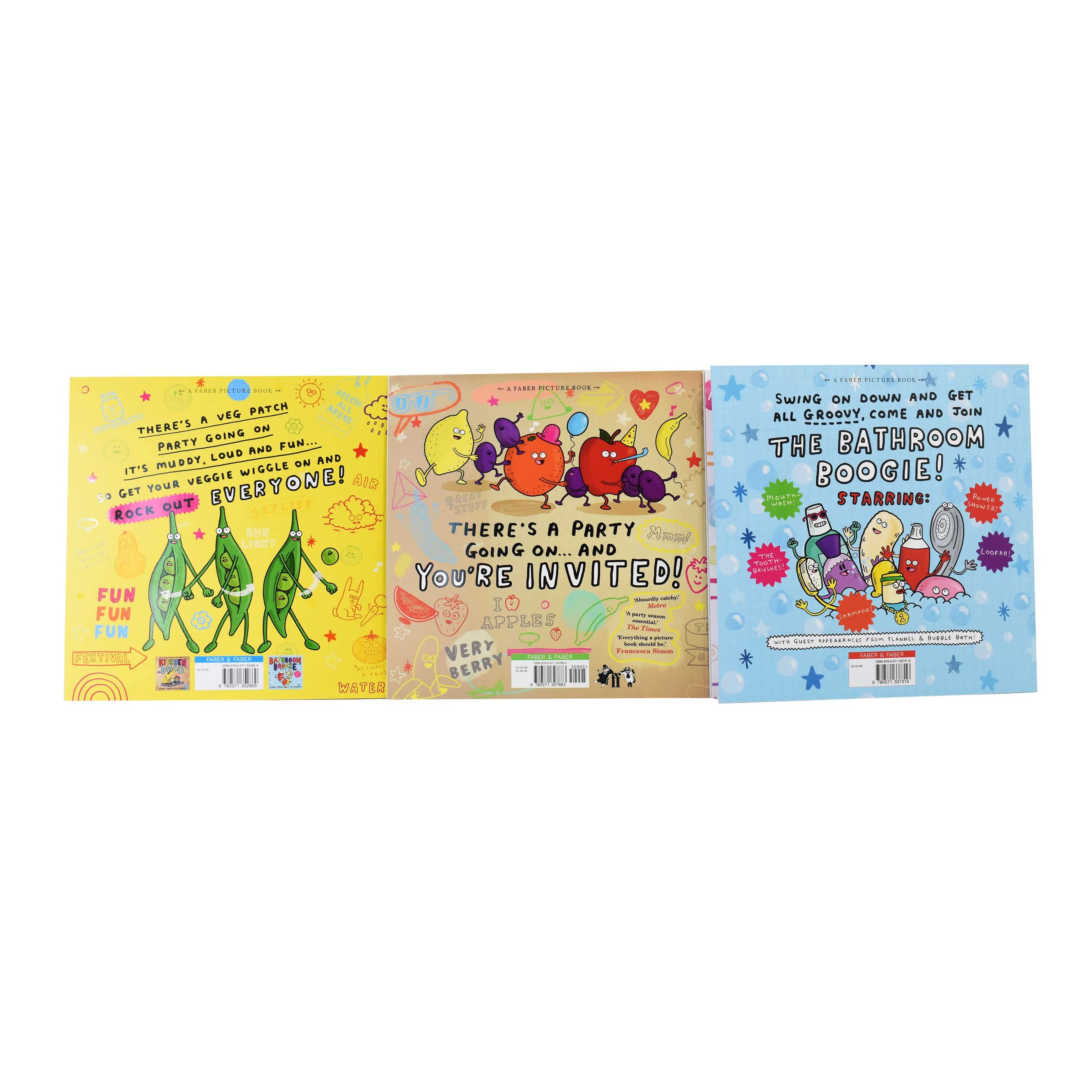Kitchen Disco by Clare Foges & Al Murphy 3 Picture Books Collection Se ...