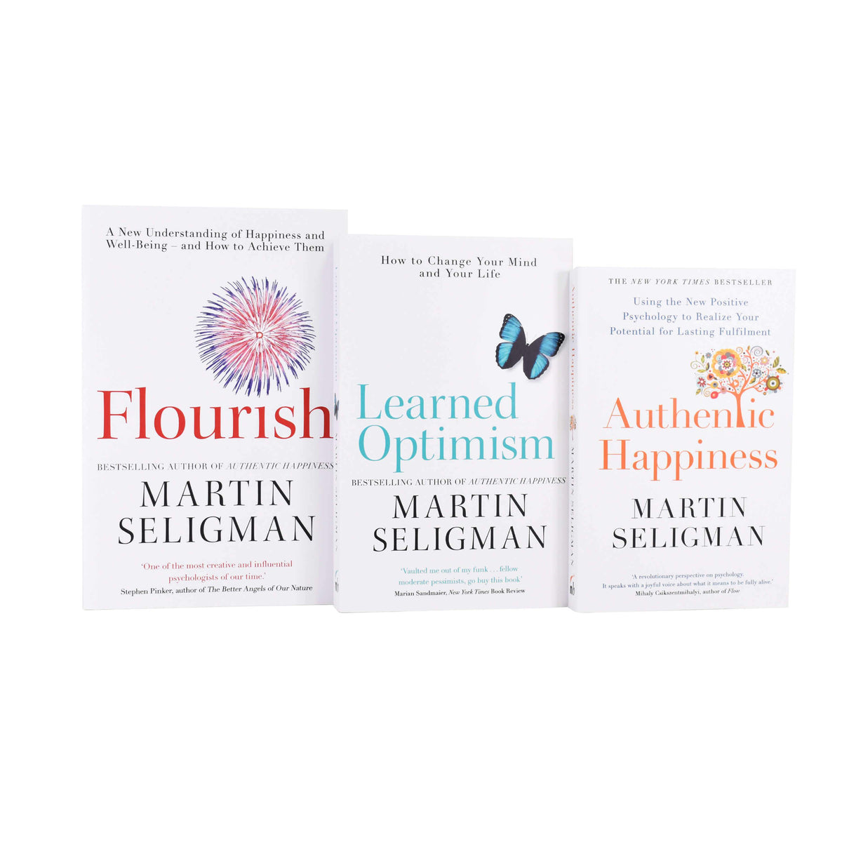 Martin Seligman Flourish & Others 3 Books — Books2Door