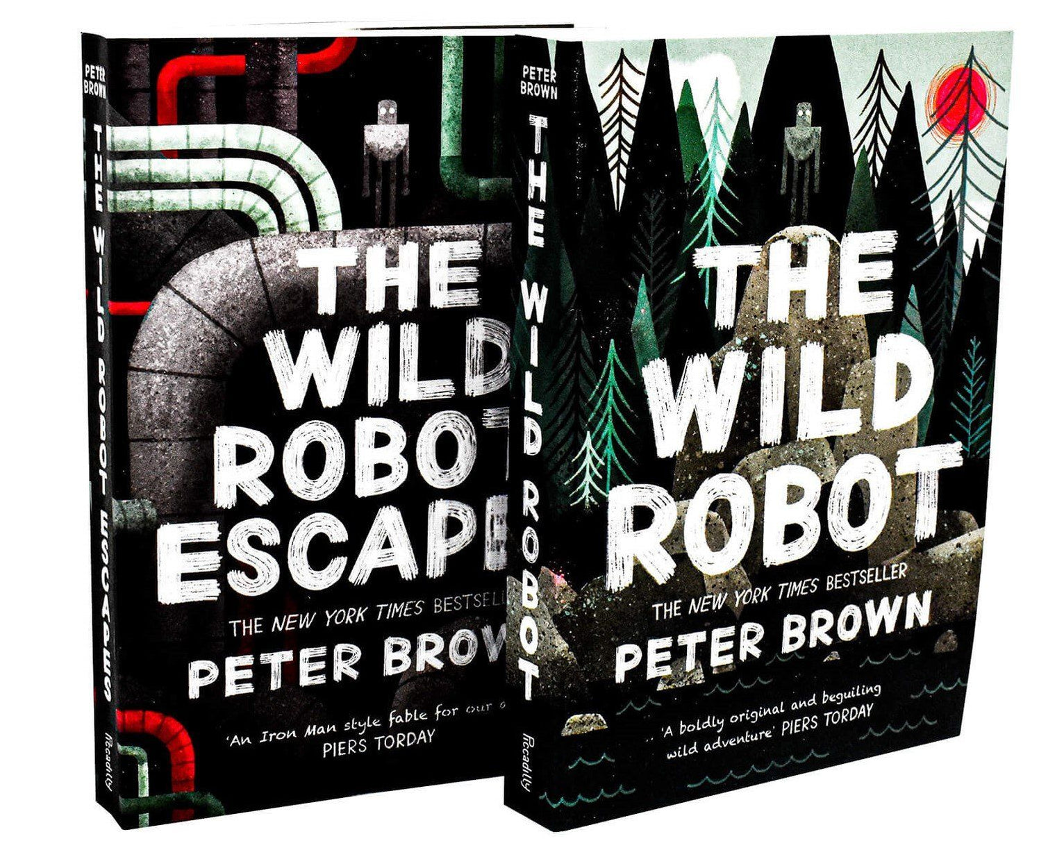 The Wild Robot Series By Peter Brown 2 Books Collection - Age 7-10 - P ...