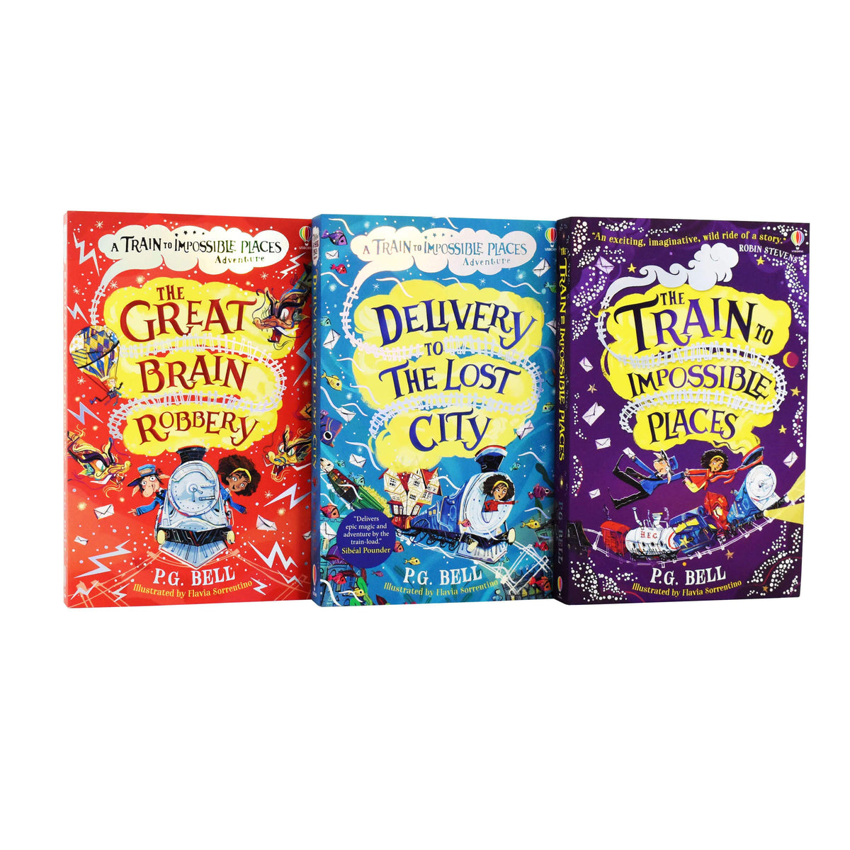 P.G. Bell Train to Impossible Places 3 Books — Books2Door
