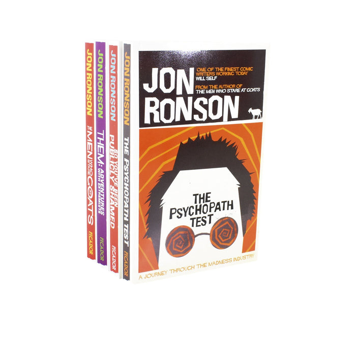 Jon Ronson 4 Books Collection Set - Paperback — Books2Door