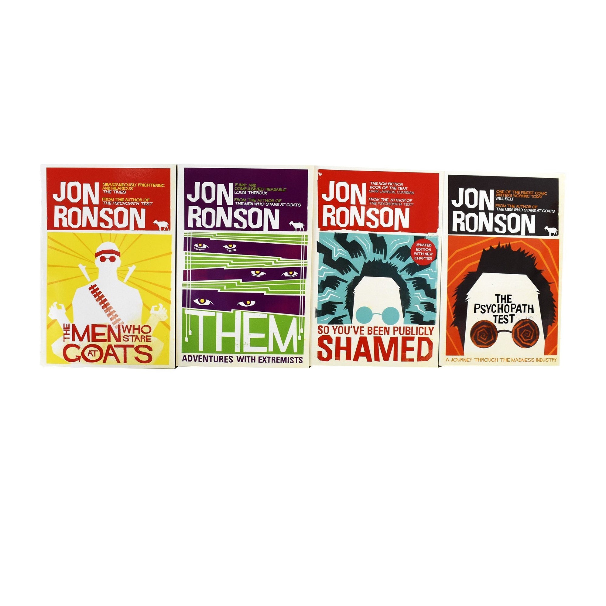 Jon Ronson 4 Books Collection Set - Paperback — Books2Door