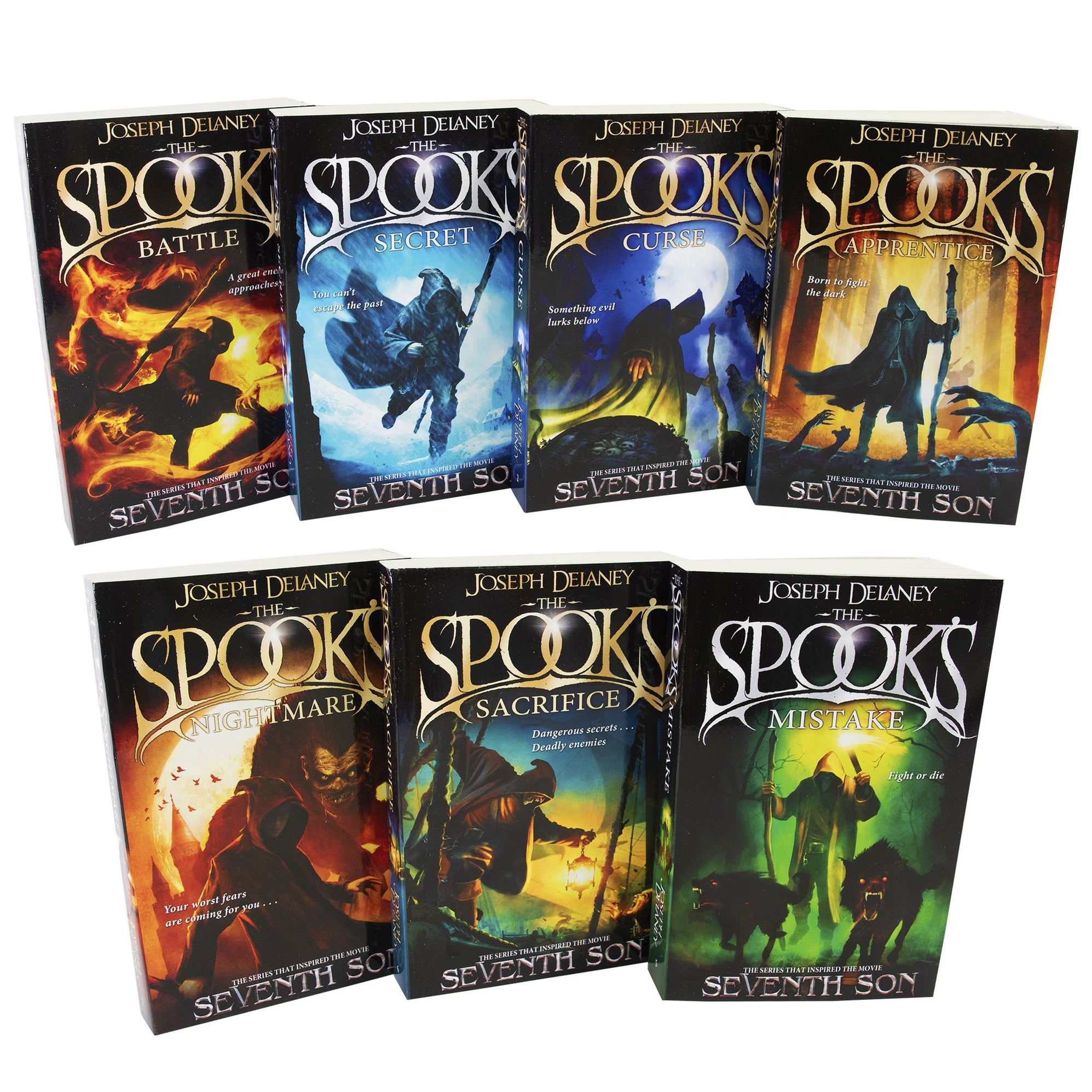 Spooks Wardstone Chronicles By Joseph Delaney 1-7 Books - Age 9+ - Pap ...
